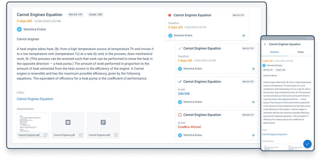 Homework and Assignments | OTTO Ed